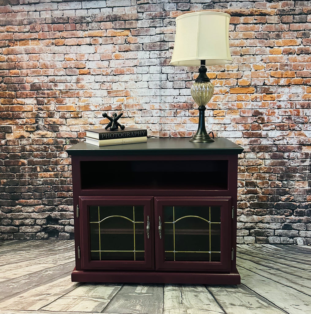 Lisa Oak Media Cabinet – Walnut Street Marketplace