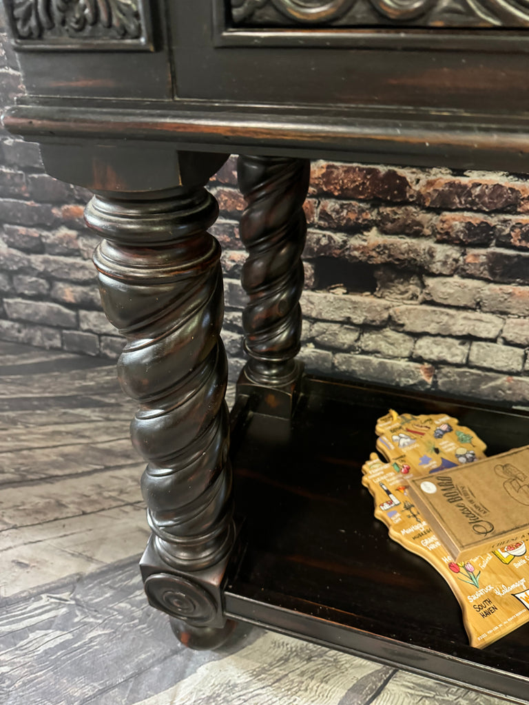 Lisa Broyhill Carved Two Drawer Buffet/Side Bar – Walnut Street Marketplace