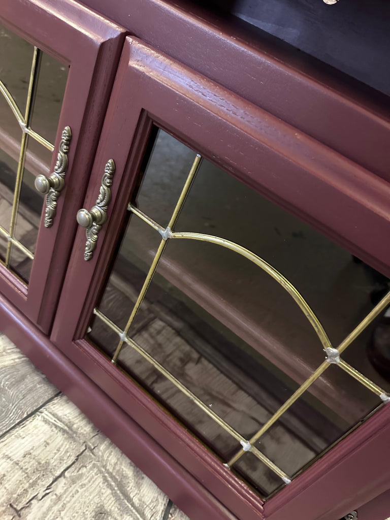 Lisa Oak Media Cabinet – Walnut Street Marketplace